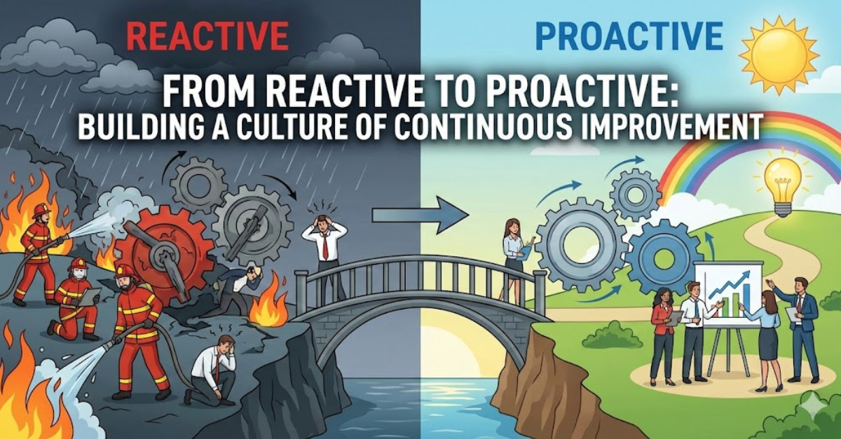 From Reactive to Proactive: Building a Culture of Continuous Improvement